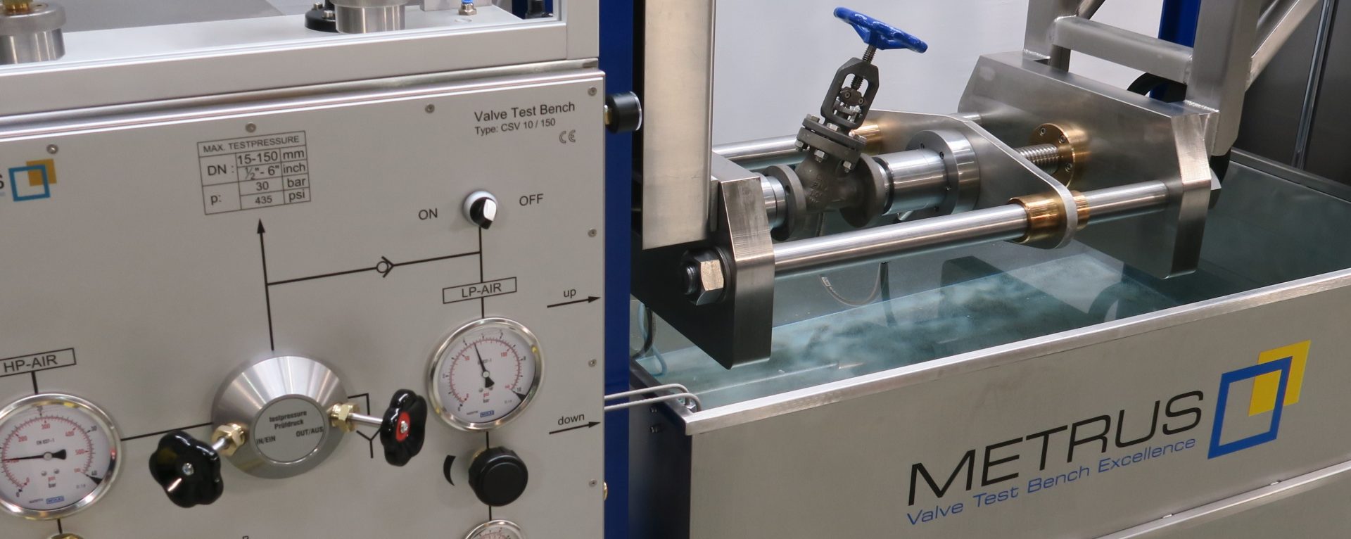 Metrus Valve Test Bench Excellence